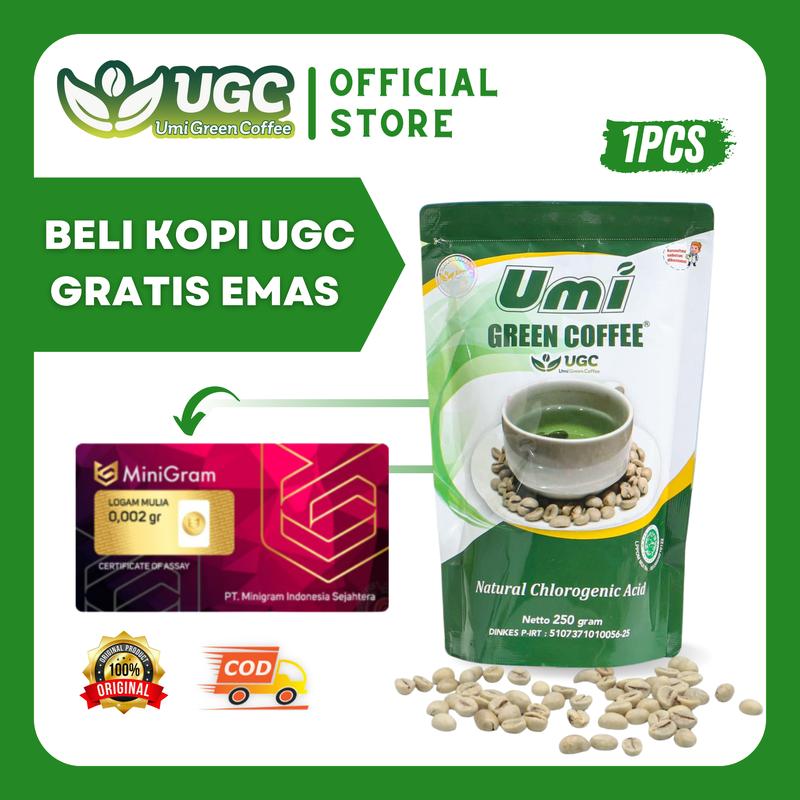 Umi Green Coffee UGC Kopi Hijau Original 250gr BPOM 100% Aman - Shop ...