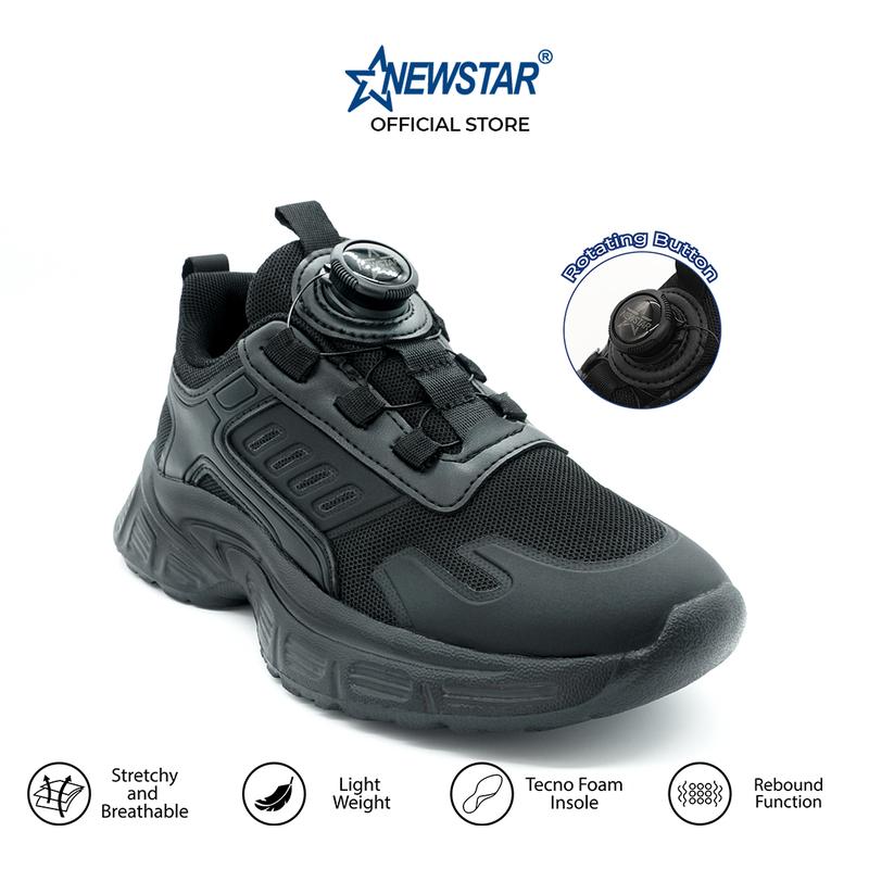 NewStar SpinFlex Rotating Button Shoes - W728B School Shoes Kasut ...
