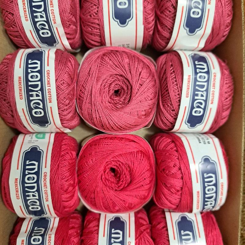 Monaco Crochet Cotton Thread - 3 ply, 175m, stocks from the factory ...