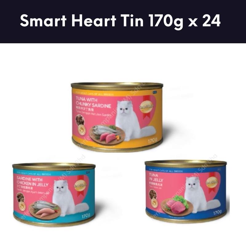 Smart heart 170g smartheart tin cat canned cat food makanan - TikTok ...