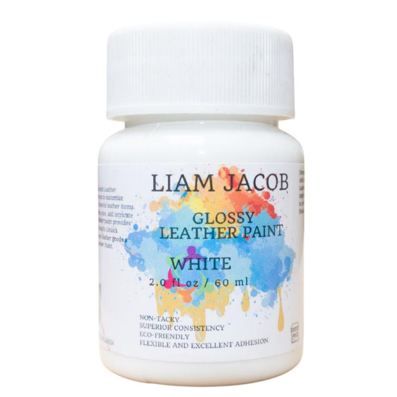 Leather Coloring/Paint White Glossy Finish for your Leather Goods ...