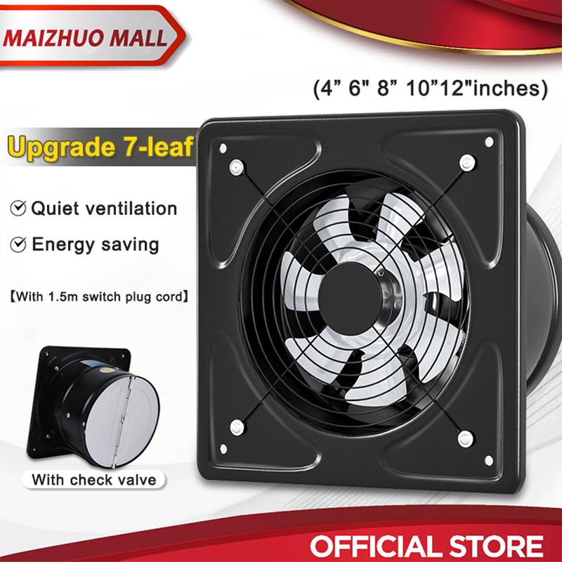 Exhaust Fan [4" 6" 8" 10" 12" Inch]Ekzos fan Wall Type Light - TikTok ...