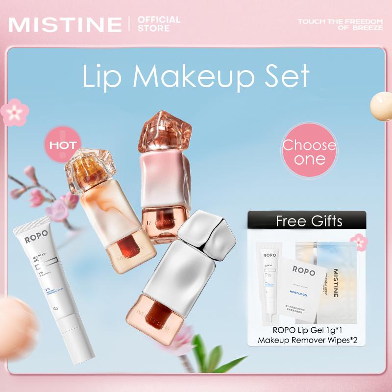 【Makeup Set】MISTINE Matte/Glossy Lips Gloss+ROPO Lip Essence/Lip ...