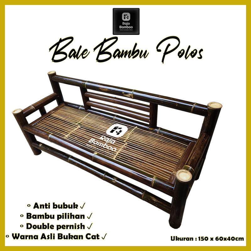 BALE BAMBU HITAM MOTIF POLOS (150 x 60 CM) Knockdown - Shop | Tokopedia