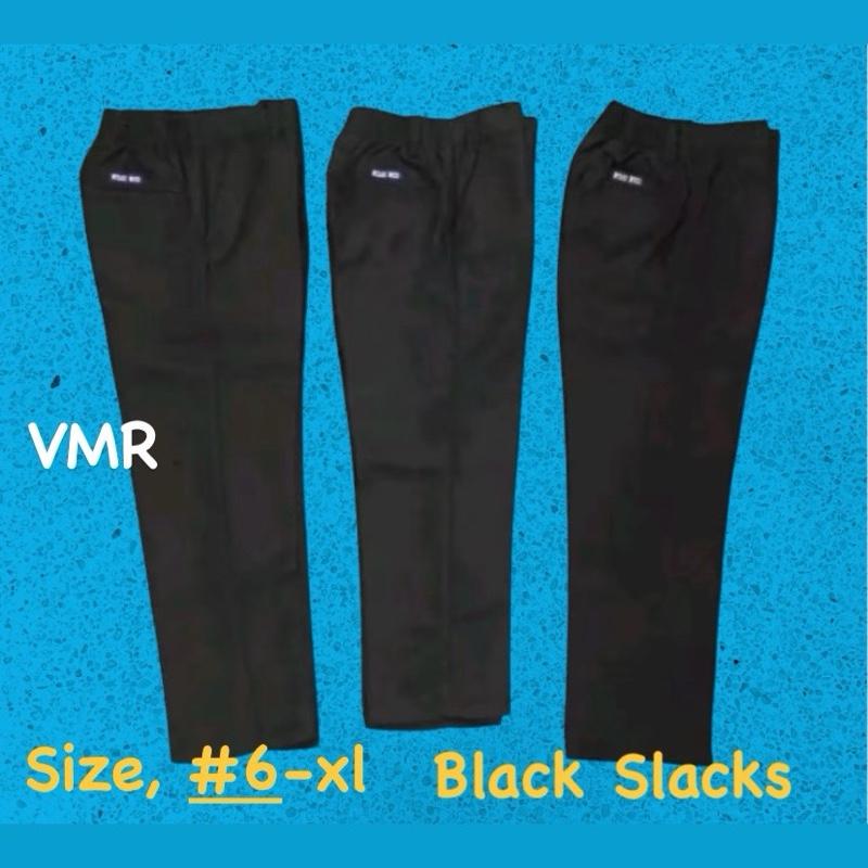 Well Off Black Slacks Garterized Pants for boys (School Uniforms ...