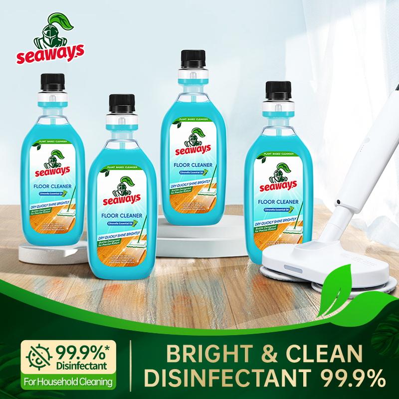 Seaways Visual dosing and squeezing Quick drying Floor Cleaner（500ml ...
