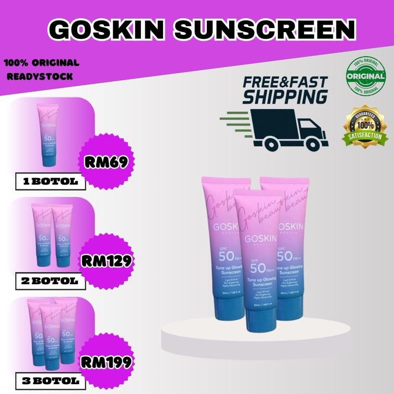 GOSKIN TONE UP GLOWING SUNSCREEN - TikTok Shop Malaysia