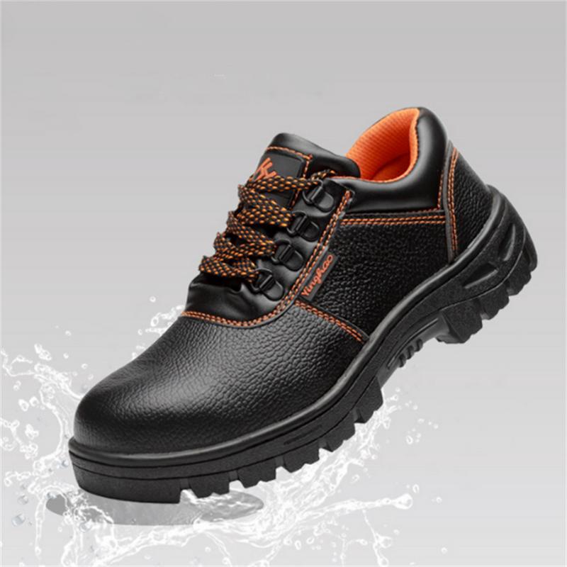 Men's Casual Work Safety Shoes Breathable Anti Smashing Anti - TikTok ...