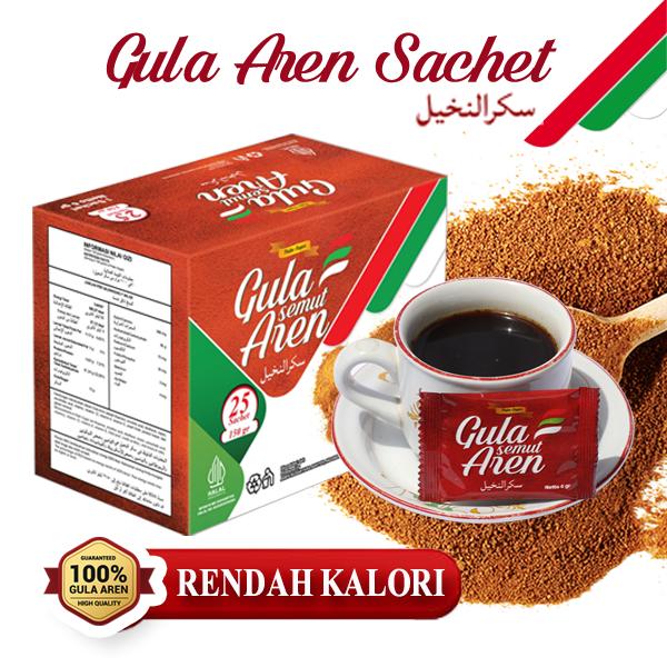 25 Sachet Gula Aren Semut Sachet Stick Bubuk 6 gr Palm Sugar - Shop ...