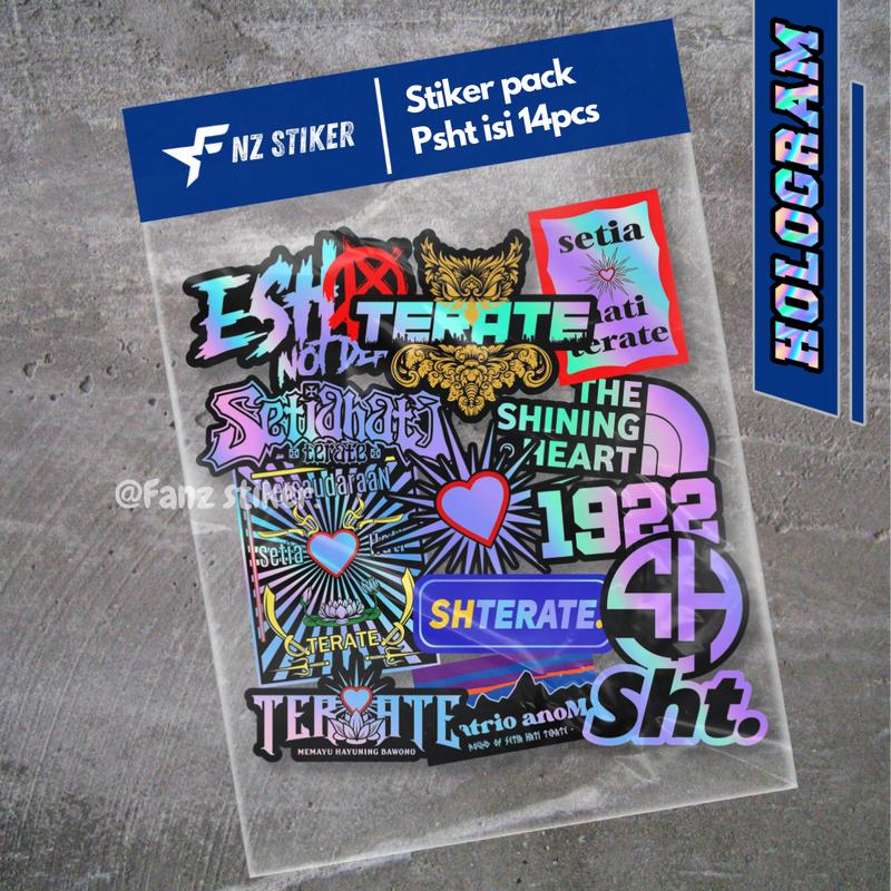 STIKER PSHT HOLOGRAM ISI 14pcs - ANTI AIR, STIKER PERGURUAN - Shop ...