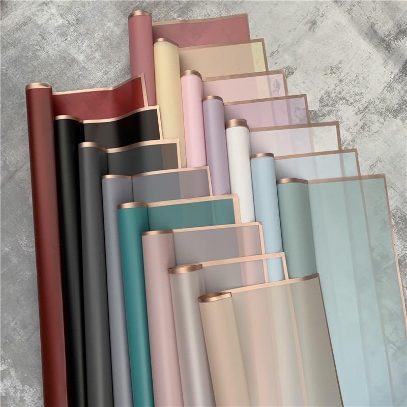 FLOWER WRAPPING GOLD LINE COLOR (ECER) TRANSPARENT CELLOPHAN - Shop ...