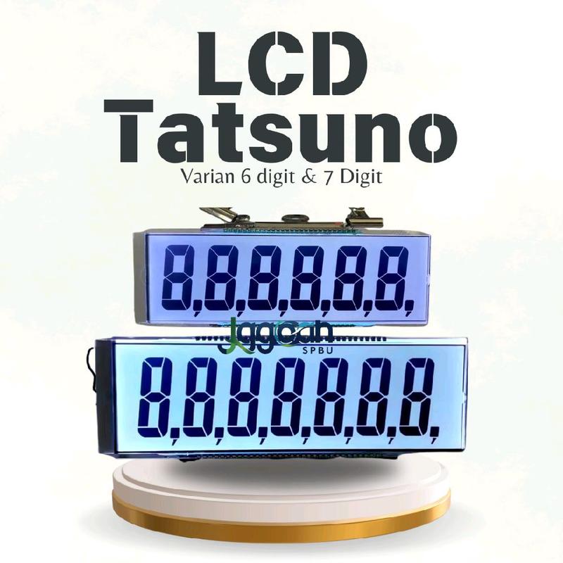 LCD Display TATSUNO 6 digit 7 digit LED Backlight - Shop | Tokopedia