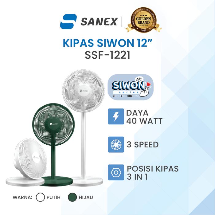 Promo SANEX Kipas Angin Siwon Standing Berdiri 3in1 12 Inch SSF-1221 ...