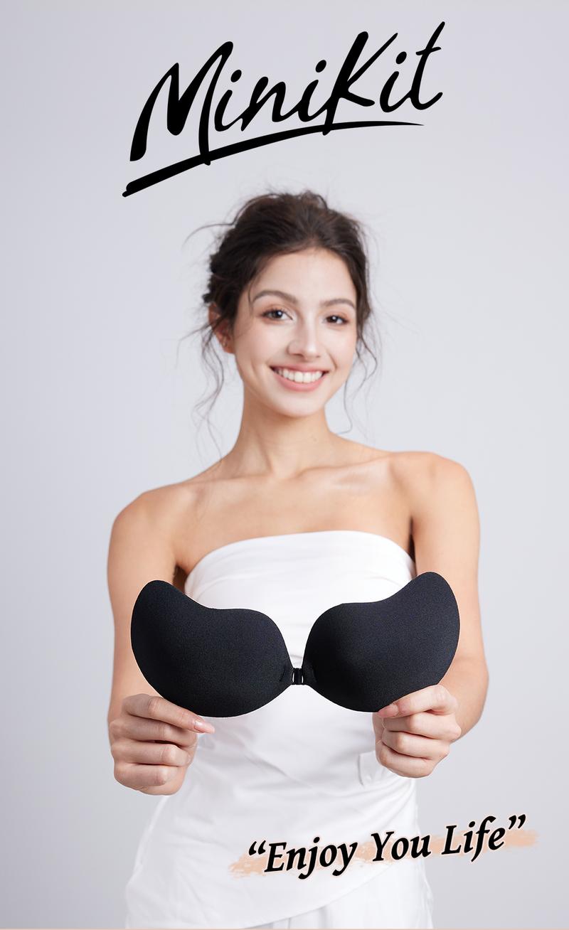 Minikit Adhesive V-bra Fabric,Invisible push up sticky bra【2 - TikTok Shop