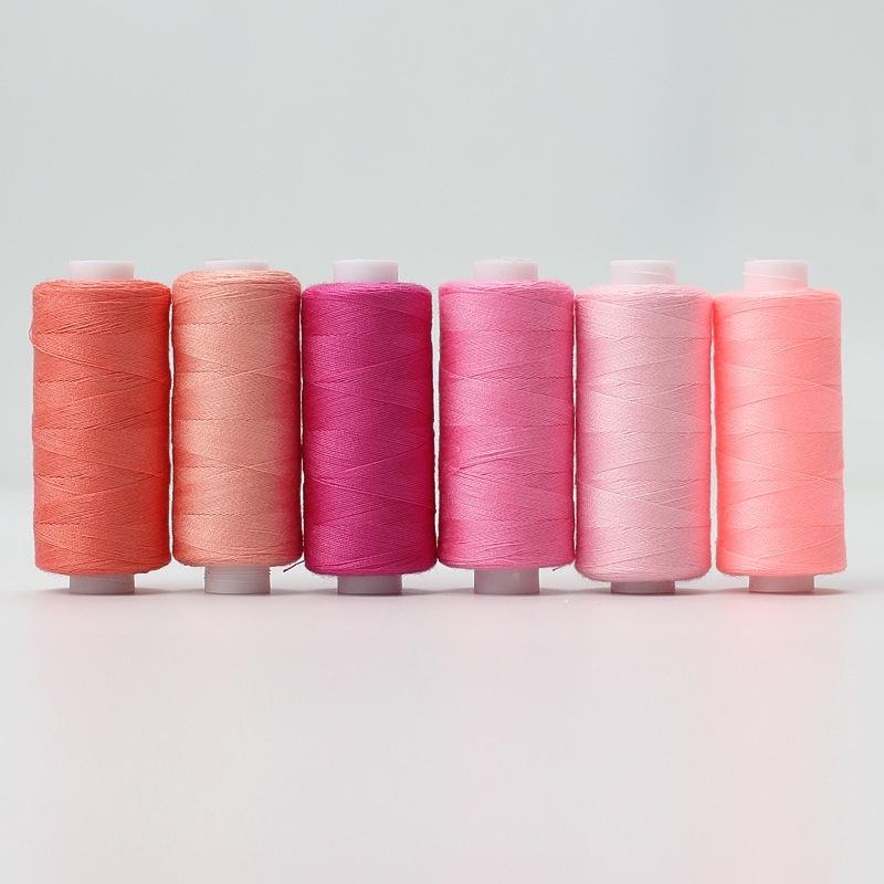 6pcs/set Multi-color 402 Sewing Thread 6-axis Manual Sewing Household ...