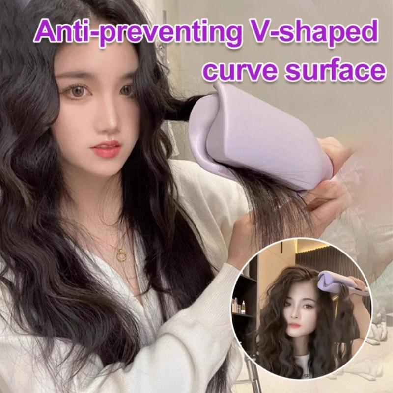 2 in 1 Hair Straightener 32mm Egg Roller Hair Curler Keritin - TikTok ...