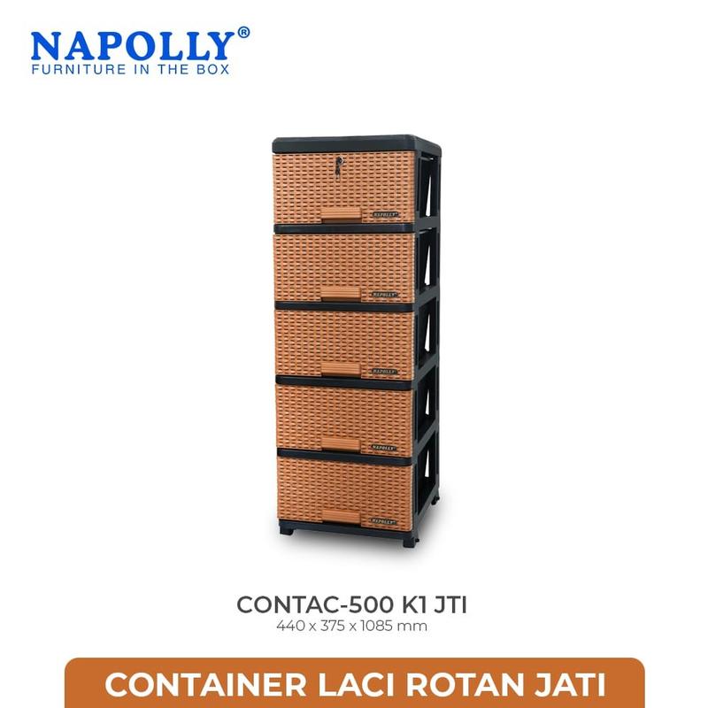 Napolly Container Rotan 5 Susun CONTAC-500 K1 JTI - Shop | Tokopedia