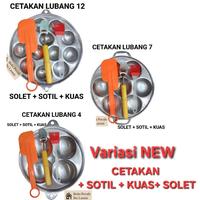 Jual PROMO CETAKAN LUBANG ISI 4 7 12 / Telur Congkel / Baklor / Telur ...