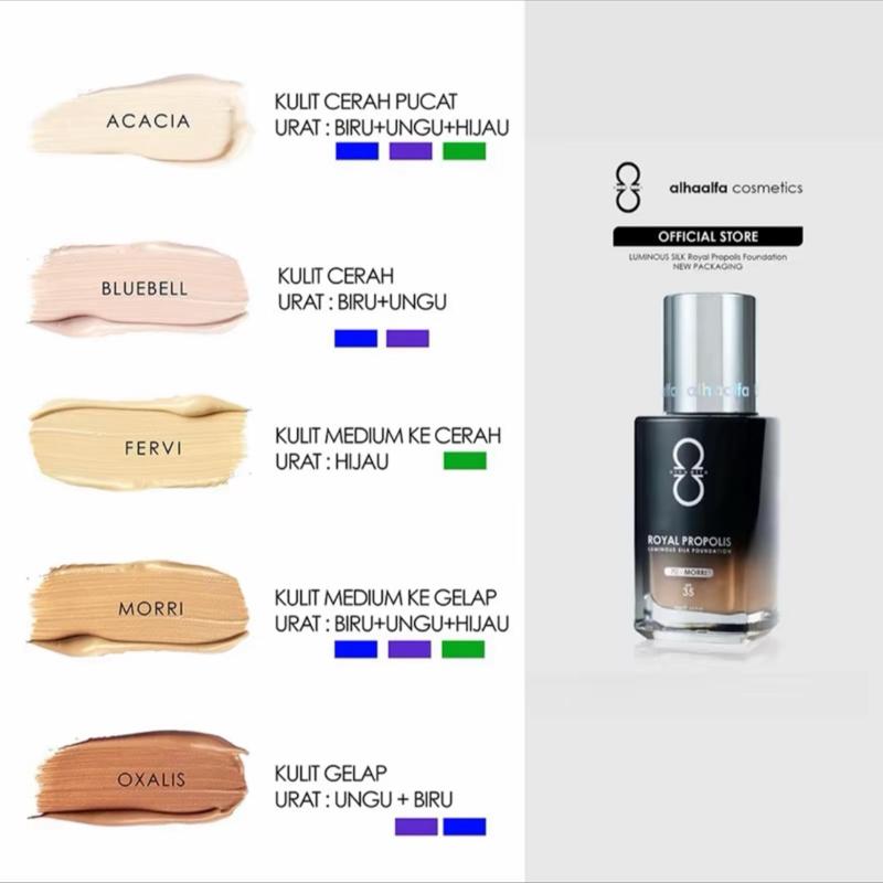 FOUNDATION ROYAL PROPOLIS LUMINOUS SILK ALHA ALFA 【Original HQ ...