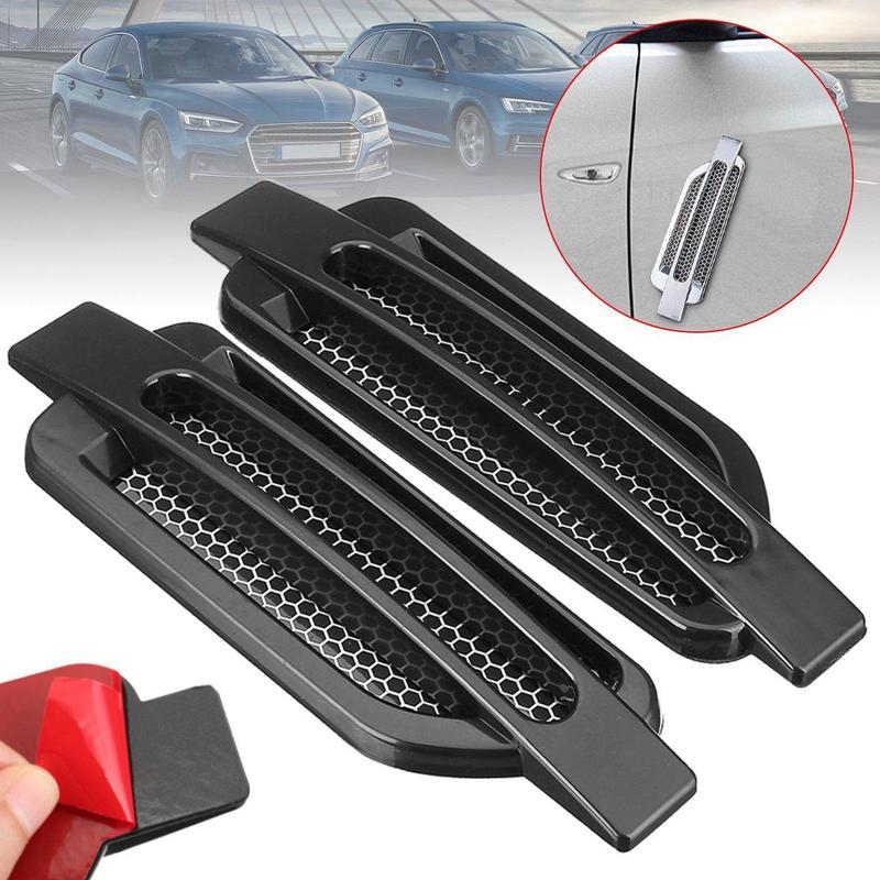 Car Side Air Flow Vent Cover Intake Decoration Stickers Hole - TikTok ...