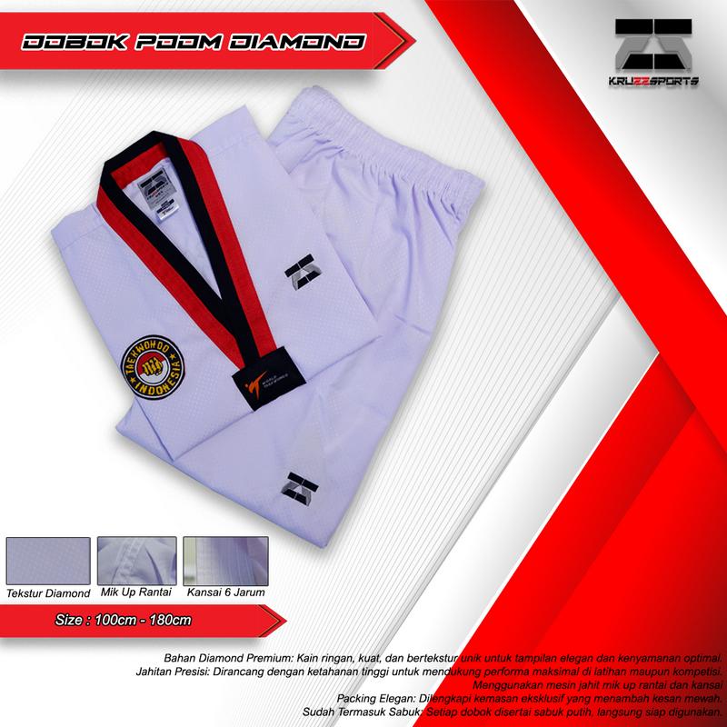 Dobok Poom Diamond Revo kruZZsports Taekwondo - Shop | Tokopedia