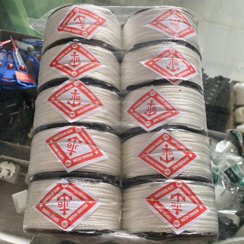 BENANG BANGUNAN BESAR NYLON / TALI NILON PUTIH 1 ROLL - Shop | Tokopedia