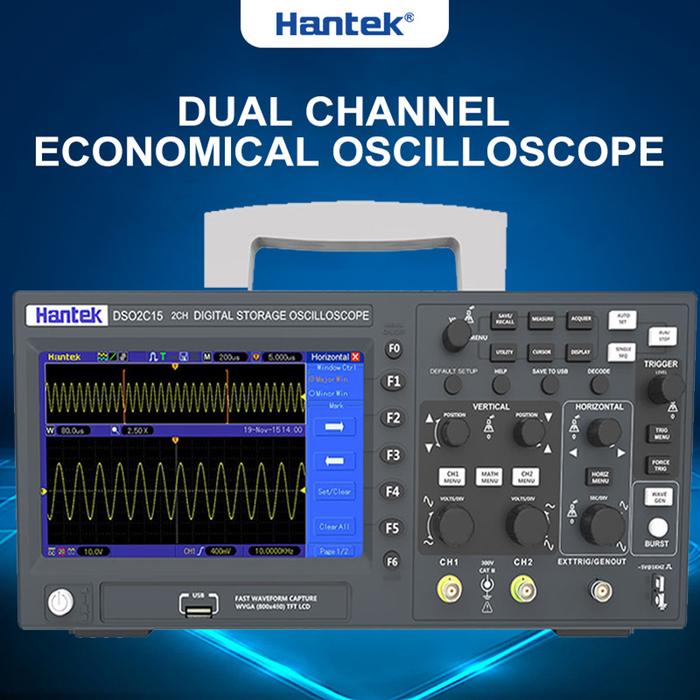 Jual Hantek DSO2D15 2C10 2D10 2C15 Digital Oscilloscope 2 Channels ...