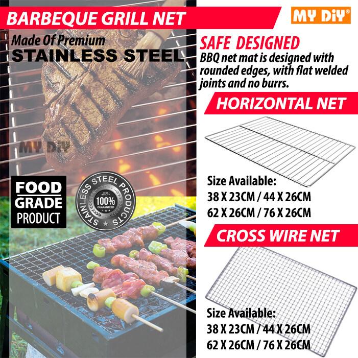 STAINLESS STEEL BBQ GRILL NET BARBEQUE WIRE MESH JARING BBQ - TikTok ...