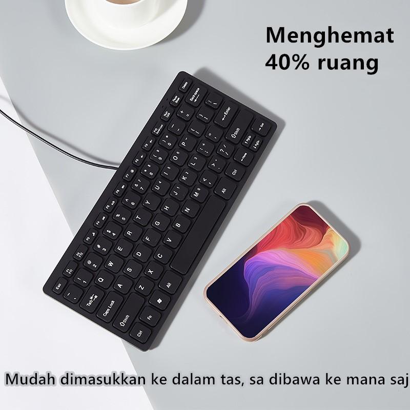MINI USB Wired Keyboard Silent Cute Slim Laptop Keyboard portabel ...