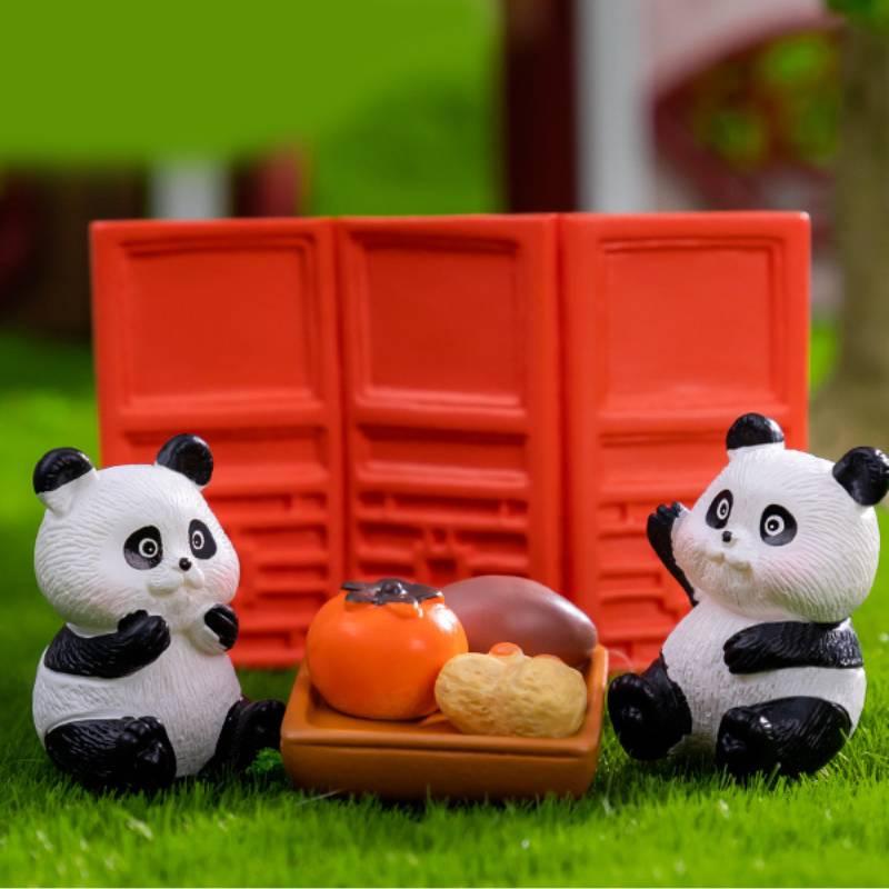 Resin Panda Miniatures For Adorable Tea Time Decor And Diy Projects ...