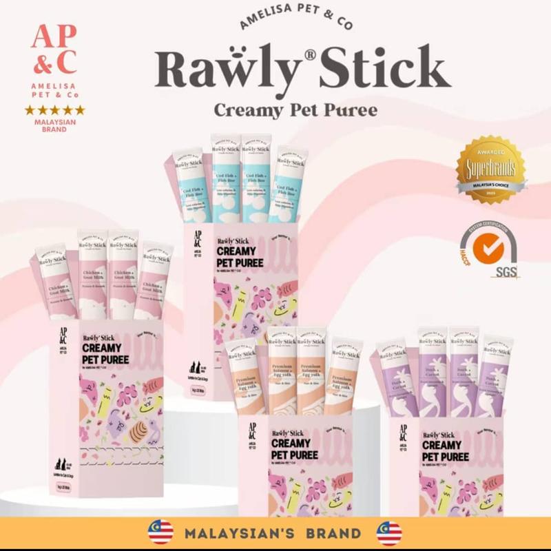 Amelisa Pet & Co. Rawly Stick Pet 16g Cat Treat/Cat Food/Cat - TikTok ...