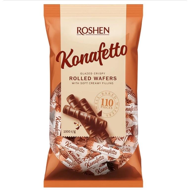 Konafetto Rolled Wafers Cream (Repack) Wafer Viral Arab Meka - TikTok ...