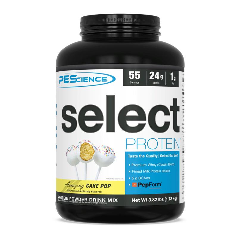PEScience Select Protein Premium Whey + Casein Blend , 23g Protein, 1g ...