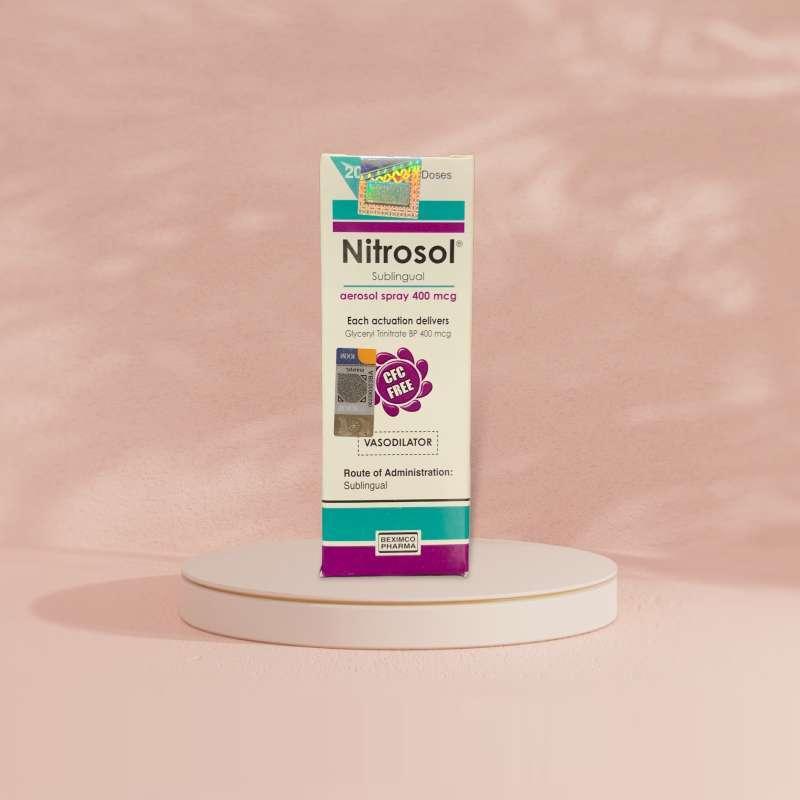 Ready Nitrosol Spray 400 Mcg Each Actuation Delivers Glyceryl ...