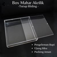 Jual Box Mahar Sliding Akrilik Bening Frame Akrilik Acrylic Tutup ...