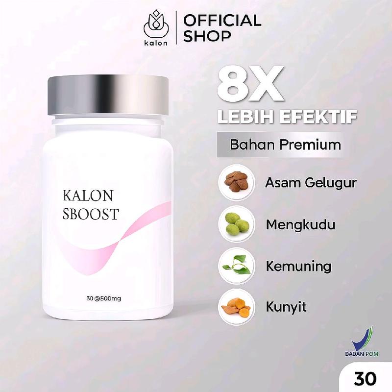 [PAKET HEMAT A] Kalon SBOOST Bundle A Premium Isi 30 Kapsul BPOM dan ...
