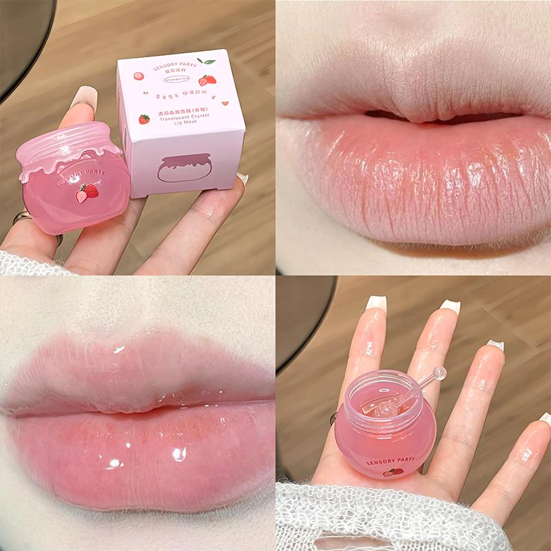 Cute little ball lip balm tahan lamawith，four berry flavors to - TikTok ...