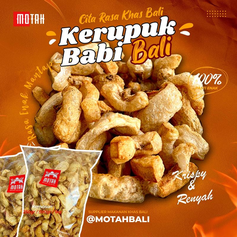 Cemilan Kerupuk Babi Khas Bali / Kulit Rambak Babi / Kulit Babi - Shop ...