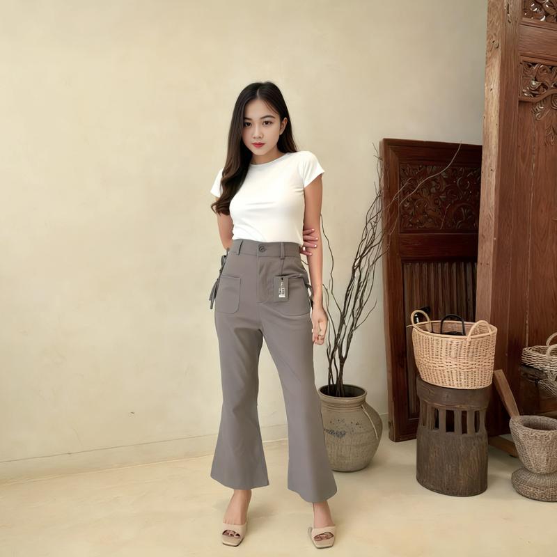 CELANA kulot CUTBRAY BASIC PREMIUM WIDE LEG // CUTBRAY SLETTING loose ...