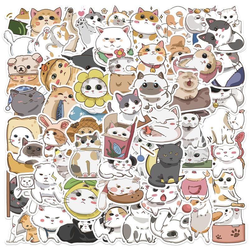 Sticker Corak Kucing 50 Keping - Koleksi Terbaru - TikTok Shop Malaysia