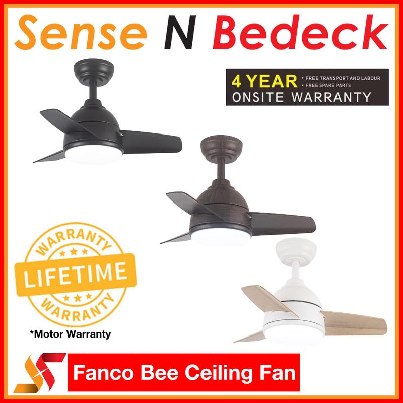 Fanco Bee Series 26" DC Ceiling Fan with LED Light - TikTok Shop Singapore