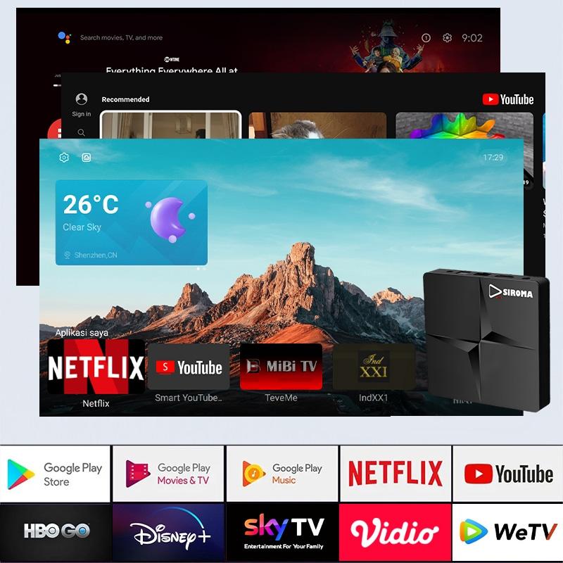 Android Tv Box Mini 4K-HD Ultra Android 13 Ram 1/2/4GB Rom 8/16/32GB ...