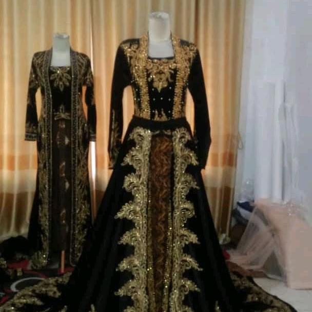Kebaya Bludru 2in1 Pernikahan - Shop | Tokopedia