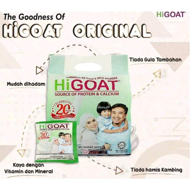 Hi Goat Susu Formulated Goat's Milk Powder 15sch - TikTok Shop Malaysia