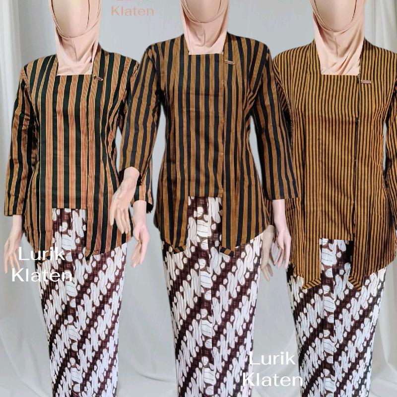 setelan kebaya lurik Kutubaru - Shop | Tokopedia