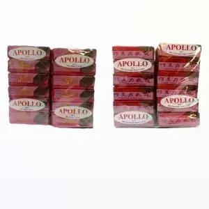 APOLLO WAFER MILK/MILK CHOCOLATE 12GX48PCS Biskut Childhood Snack ...