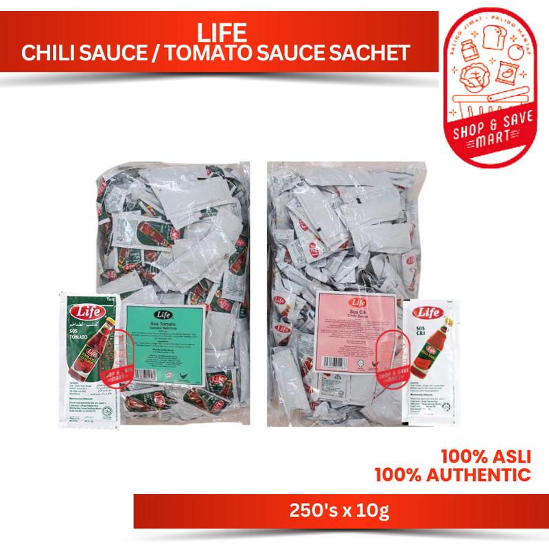 Life Sos Cili / Sos Tomato Sachet Bag 250's - Chili, Tomato, - TikTok ...
