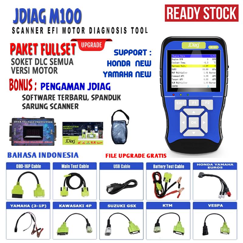 ALAT SCANNER JDiag M100 Motor Scanner Function Diagnostic Motor - Shop ...