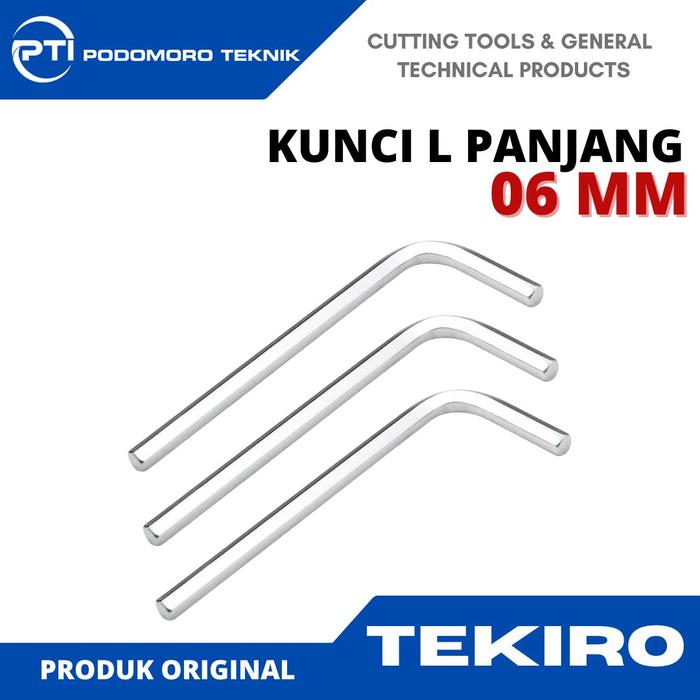 Jual TEKIRO KUNCI L PANJANG 06 MM / KUNCI L PANJANG / TOOLS TEKIRO ...