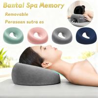Promo Bantal Spa Memory Foam Bantal Pipi Penyangga Leher Ergonomis ...